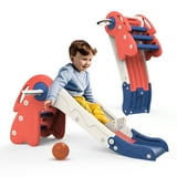 3-in-1 Toddler Slide, First Slide Indoor Outdoor Playground Slide with ...