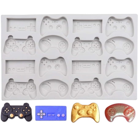 SAKOLLA Game Controller Silicone Mold, 16 Cavity Video Controller Mold ...