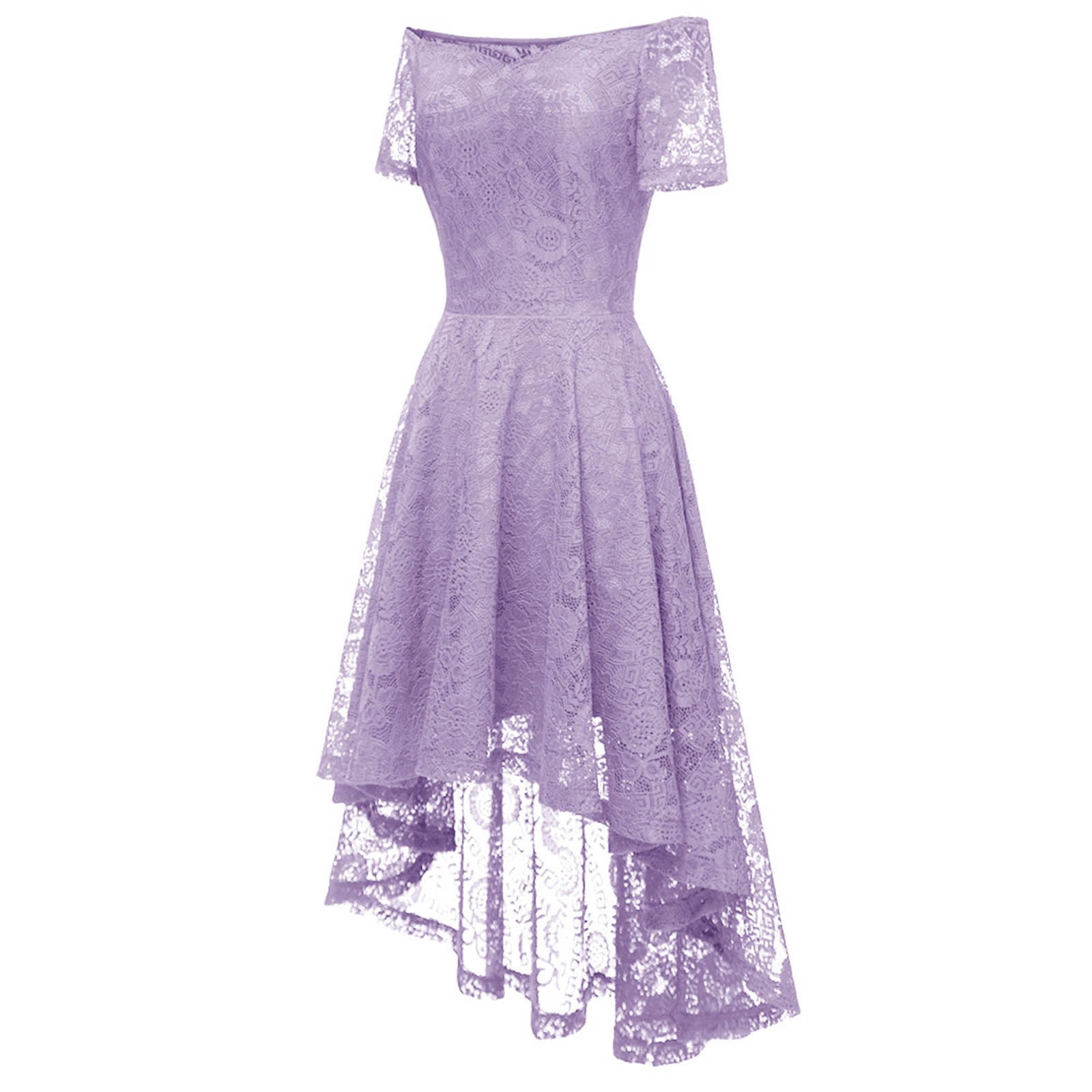 Lavender Color Lace Dress