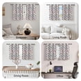 Butterfly and Frame Purple Pattern Blackout Curtains,Triple Weaved ...