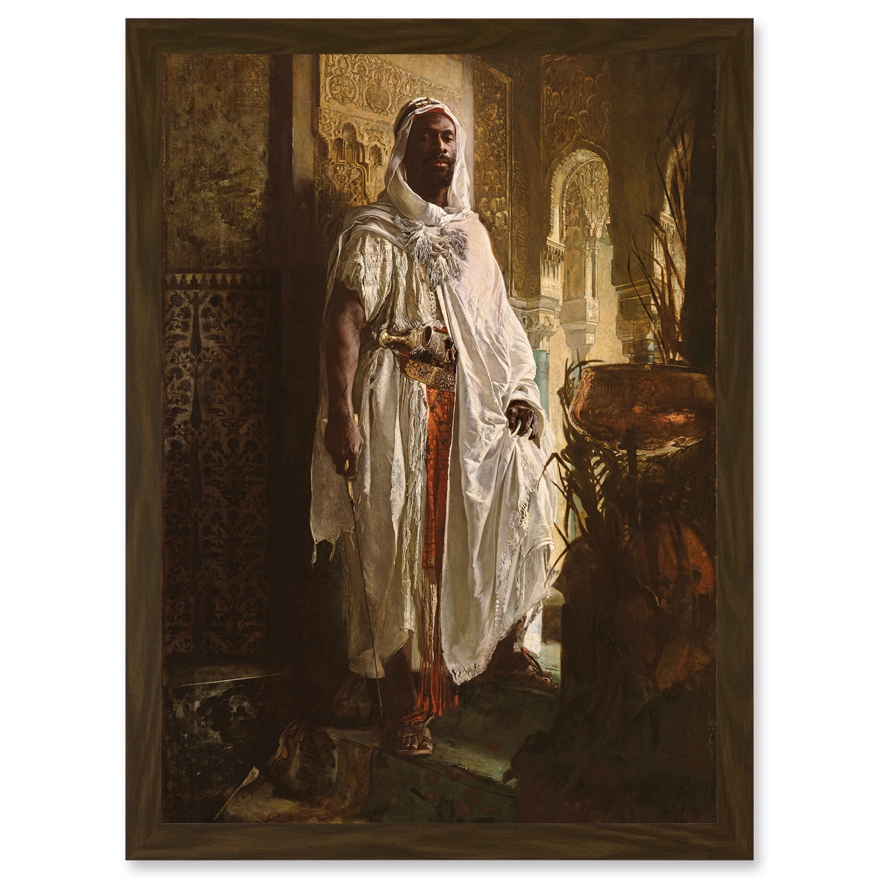 Painting Charlemont The Moorish Chief Artwork Framed Wall Art Print A4 ...