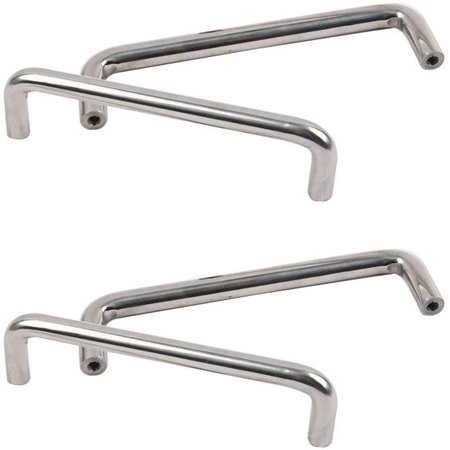 90 Degree Stainless Steel Handle Double Curved , U-Shaped Handle, 304 ...