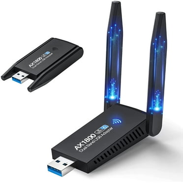 AX900 USB WiFi 6 Adapter 900Mbps Bluetooth 5.4 2 in 1 USB Dongle 2.4G ...