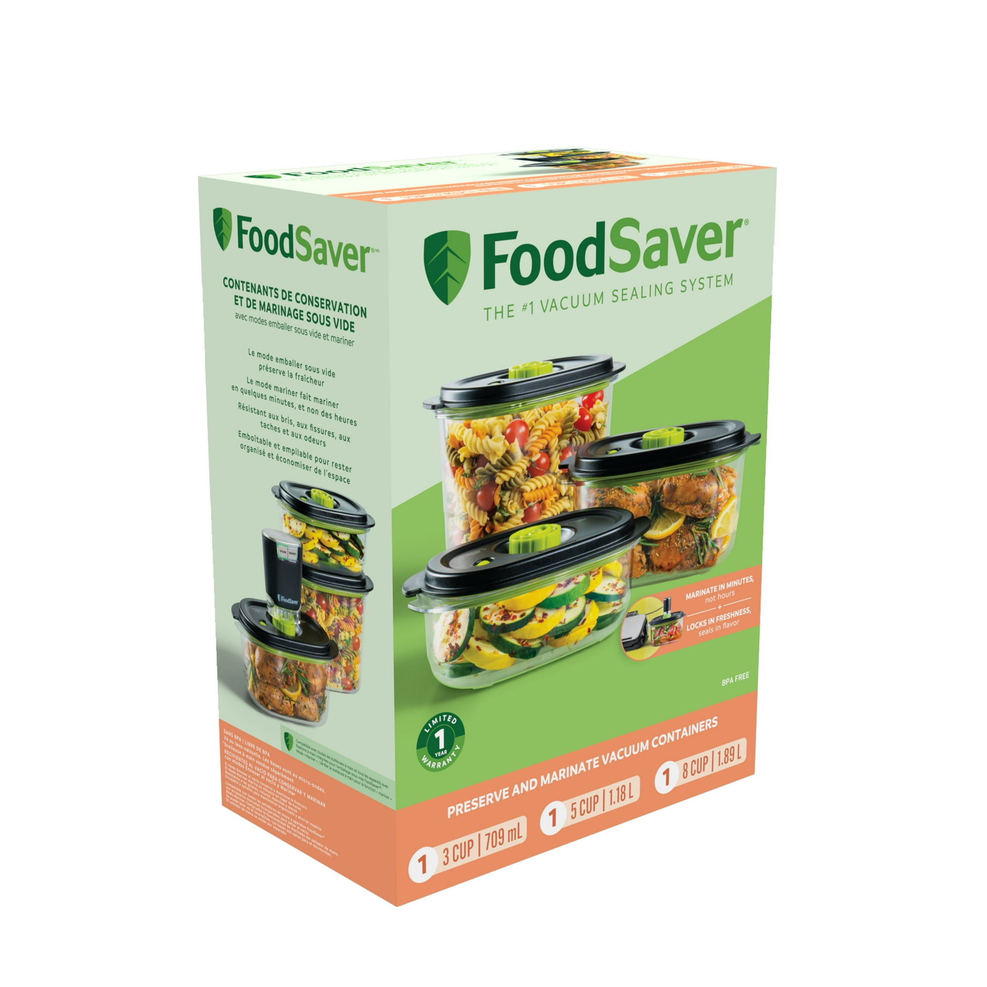 Click here for Foodsaver Preserve & Marinate 3 Cup  5 Cup  & 8 Cu... prices