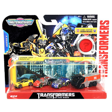 Micro Machines Transformers 4-Pack With Sentinel Prime and Movie Scene ...