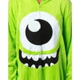 Disney Monsters Inc Mike Wazowski Hooded Kigurumi Adult Fleece Zip Up ...