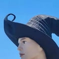 Techinal Fashion Large Ruched Halloween Witch Hat Steeple Witch Hat ...