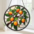 Almond Tree Branch Stained Glass Style Botanical Suncatcher Window ...