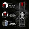 Police Magnum, Compact Pepper Spray Combo, 3/4oz, Red Pocket Clips 2ct ...