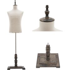 Econoco - F5WB - Female Blouse Form Tailor Bust with Neckblock and Base ...