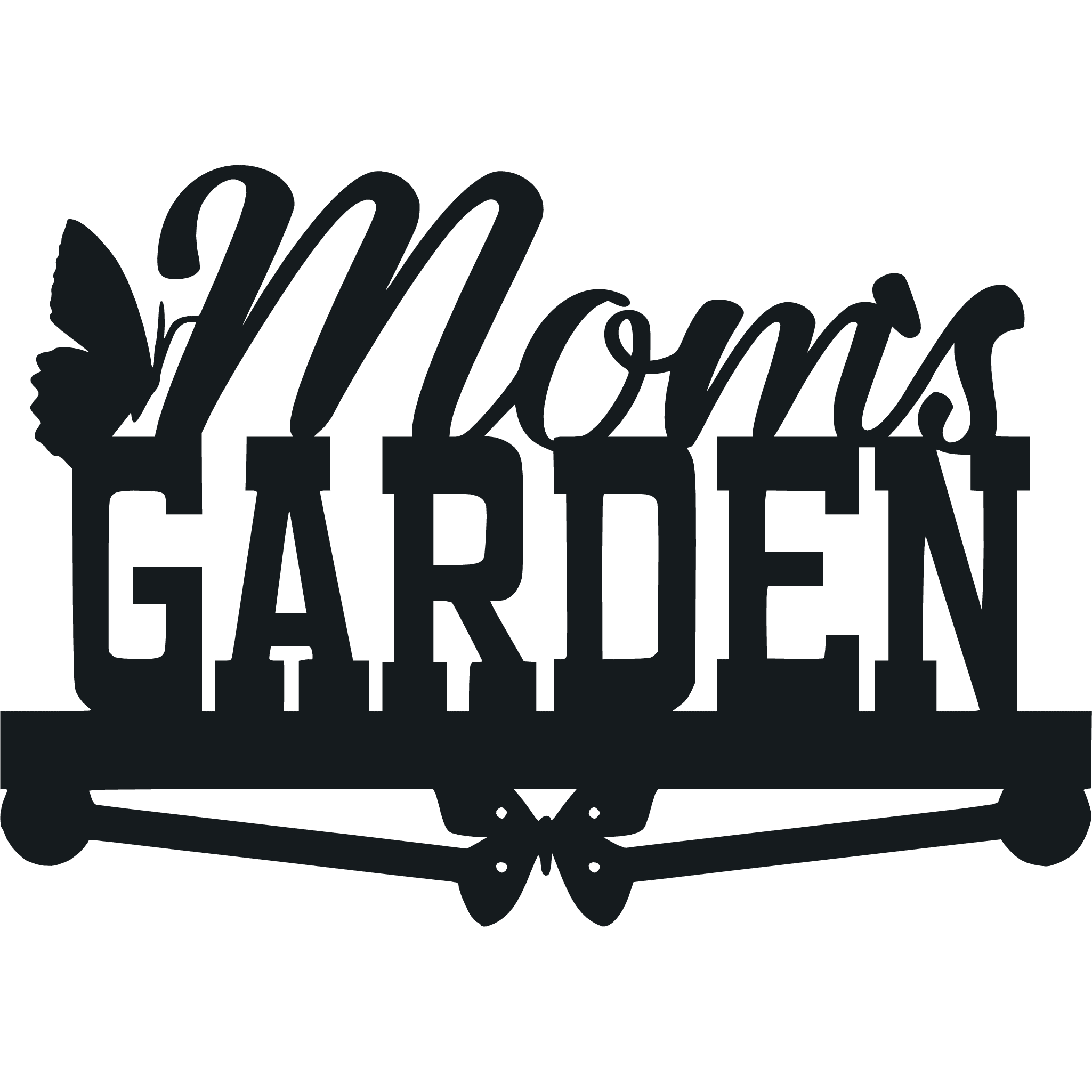 Mom's Garden - Metal Wall Art - Walmart.com
