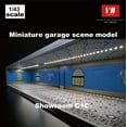 1:43 Scale Diorama Diecast Car Garage Model, with LED Multi-combination ...