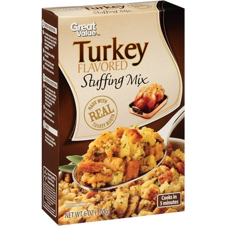 Great Value Turkey Flavored Stuffing Mix, 6 oz - Walmart.com