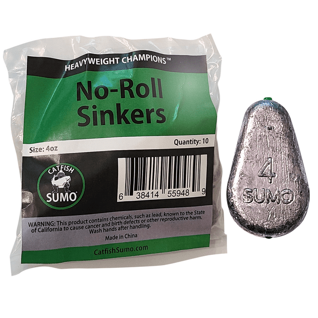 No-Roll Sinker with Line-Protecting Inserts to Guard Against Damage ...