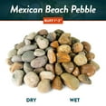 Mexican Beach Pebbles, Round River Rock Landscape Garden Stones 20 ...