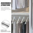 Cabinets Stainless Steel Clothes Hanger Wardrobe Bar Multi- Hanging Rod ...