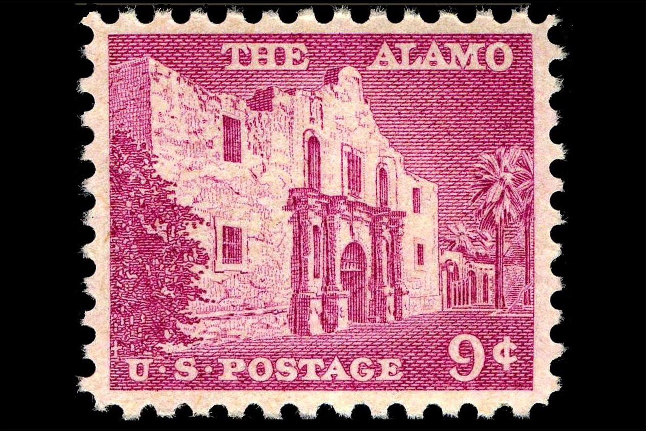 24x36 gallery poster, Alamo Stamp issued 1956 - Walmart.com