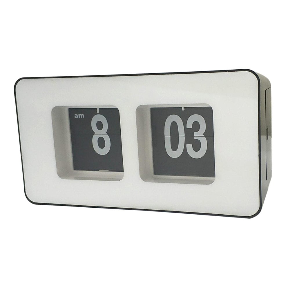 Click here for Bamboohart Modern Auto Flip Clock Simple Table Fil... prices