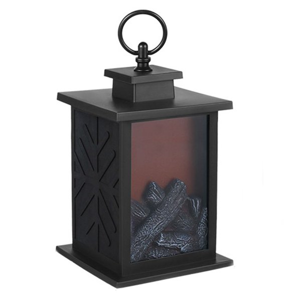 Hot Battery Powered for Garden USB Fireplace Fame Lamp Table Fireplace ...