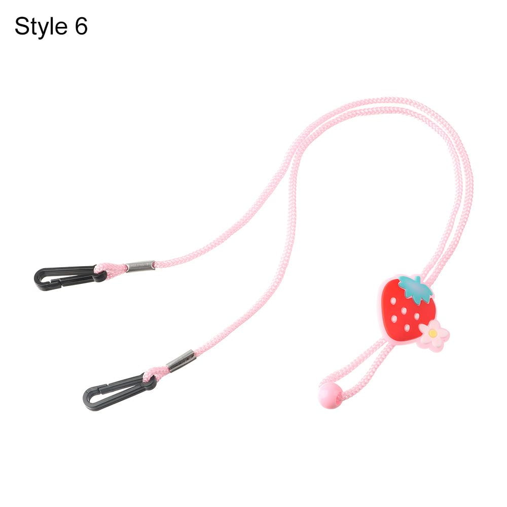 Girls Cartoon Nylon Neck Strap Adjustable Glasses Band Strap Face Mask ...