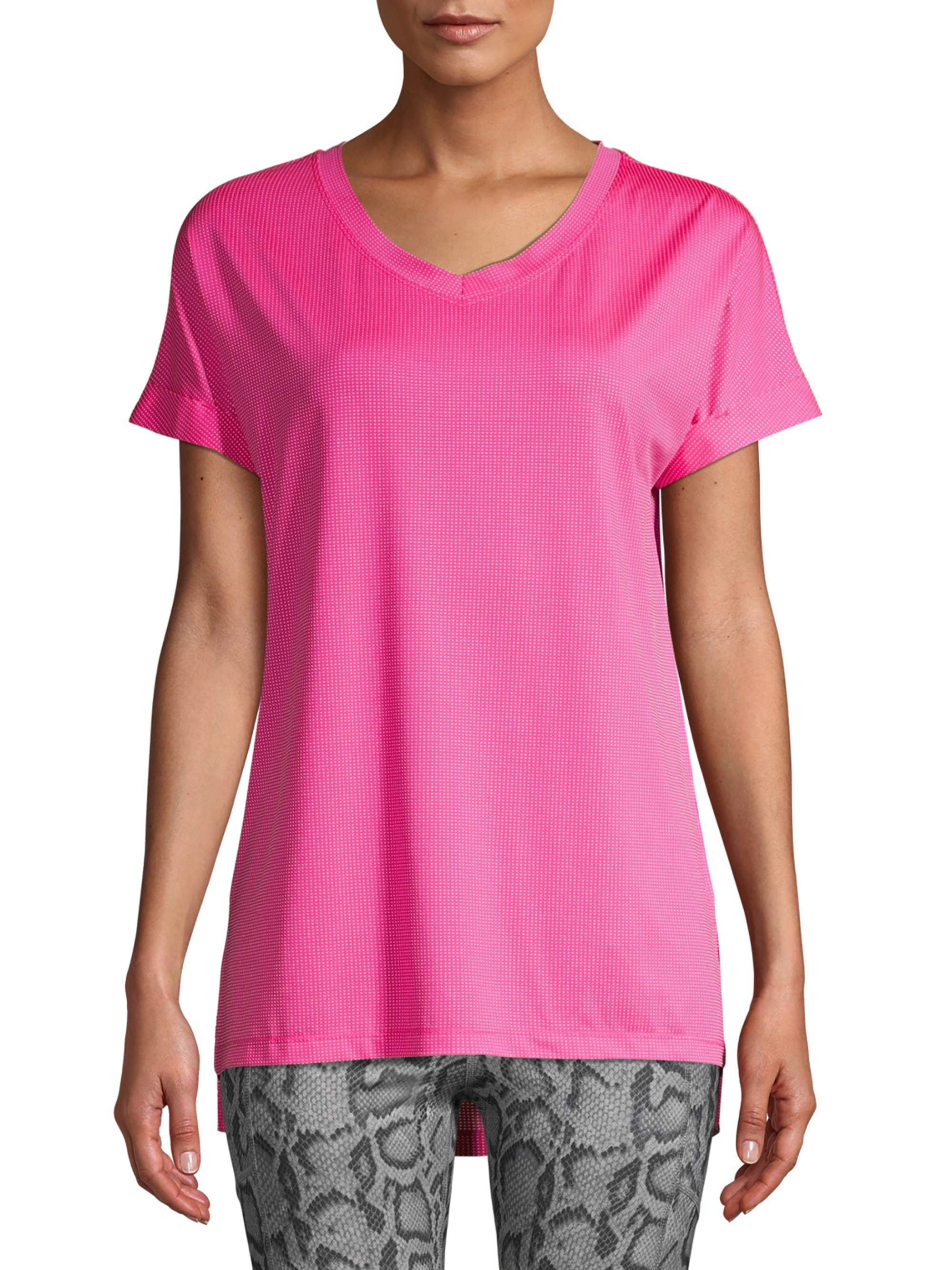 Avia Women's Active V-Neck Mini Dot Tunic - Walmart.com