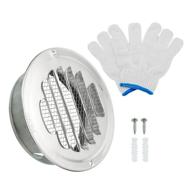 Ventiladores de Soffit Redondos Uxcell de 4.5", Cubierta de Ventilación ...