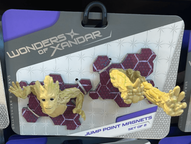 Disney Parks Marvel Wonders of Xandar Groot Jump Point Magnets Set New ...