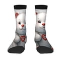 Cute Cartoon Socks - 2 Pairs of Whimsical Mixed Color Socks with ...