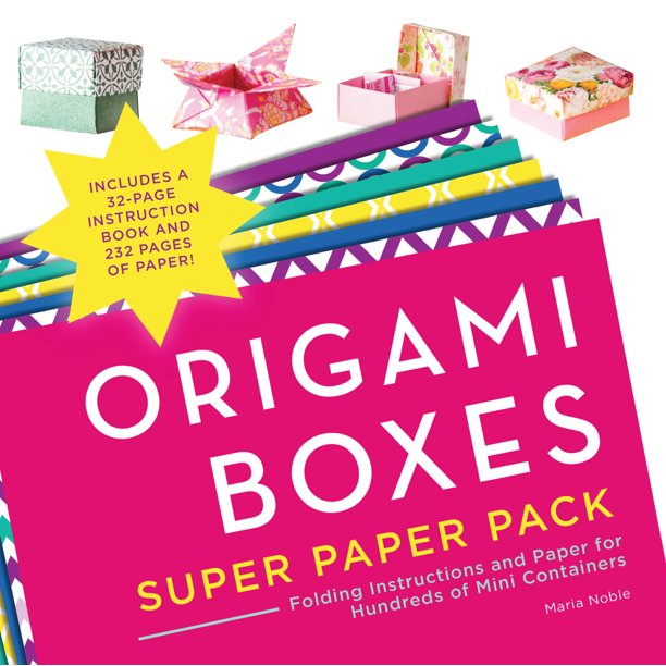 Origami Super Paper Pack: Origami Boxes Super Paper Pack: Folding ...