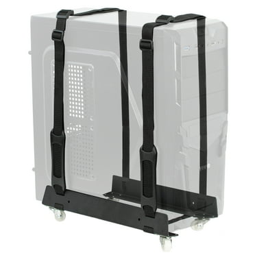 VIVO Black Under-Desk PC Adjustable Strap Mount | Computer Case Holder - Walmart.com