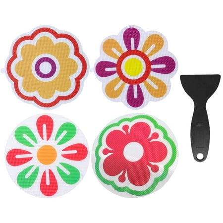 5pcs Anti Slip Bathtub Stickers Kid Bathroom Bathtub Tile Decals ...