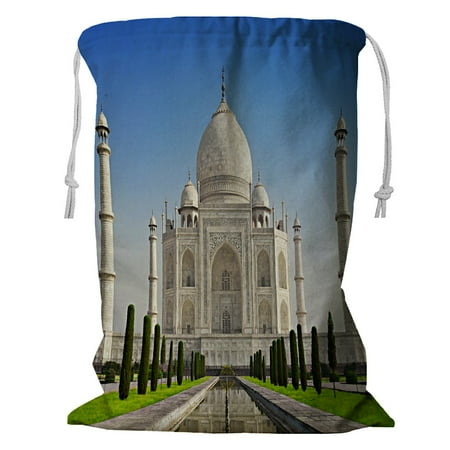 HATIART Taj Mahal In Sunrise Light Agra Storage Basket Laundry Bag with ...