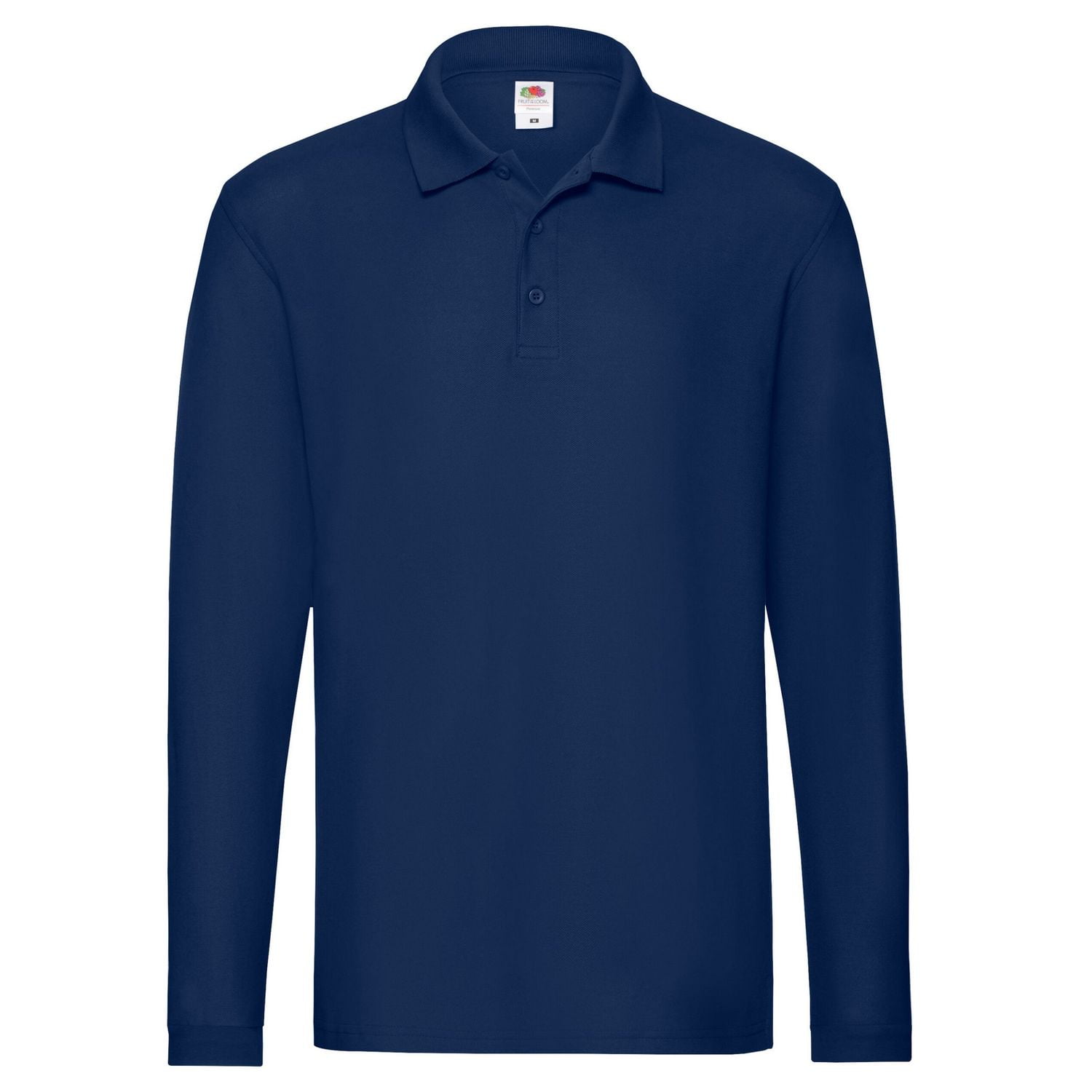 Click here for Fruit Of The Loom Mens Premium Long-Sleeved Polo S... prices