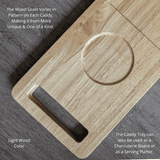 Zeek Natural Solid Wood Bathtub Tray Caddy ZBC3409 - Walmart.com