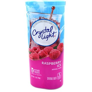 Crystal Light Raspberry Ice Artificially Flavored Powdered Drink Mix, 6 ...