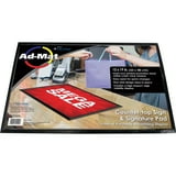 8.5" x 11" AdMat Countertop Sign / Signature Pad with Microban®, Clear ...
