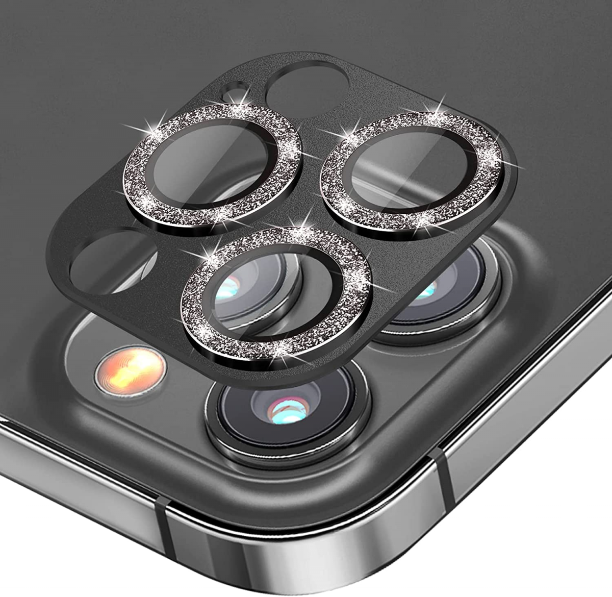 For [2 Pack ] Lens Protector for iPhone 13 Pro(6.1") /13 Pro Max(6.7") Tempered Glass Treatment ...