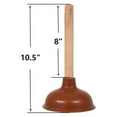 Thrifco Mini Forced Cup Rubber Plunger for Bathroom Sink, Tub, Shower ...