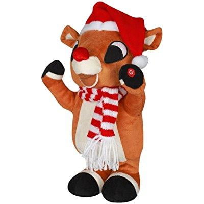 gemmy rudolph the red-nosed reindeer 50th anniversary musical dancing ...