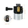 Uxcell Silver Black Plastic 3 Way Lamp Socket Replacement with Turn ...