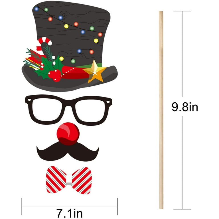 Diy Christmas Photo Booth Props