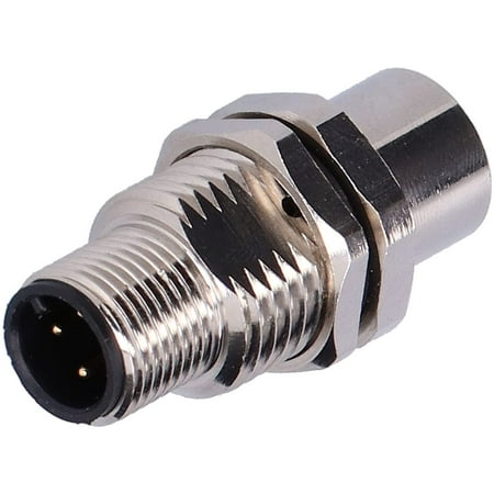 4-pin Male to Female Connector IP67 Waterproof Grade Brass Nickel ...