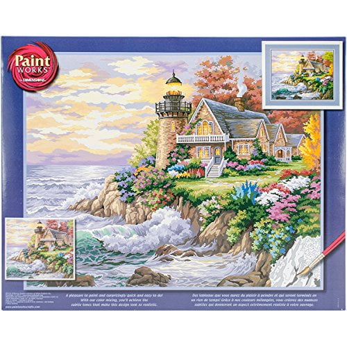 PaintWorks - Guardian of the Sea Paint-by-Number Kit [Toy] - Walmart.com