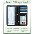 Checkbook Cover for Personal Duplicate Checks - Women Check Book Wallet ...