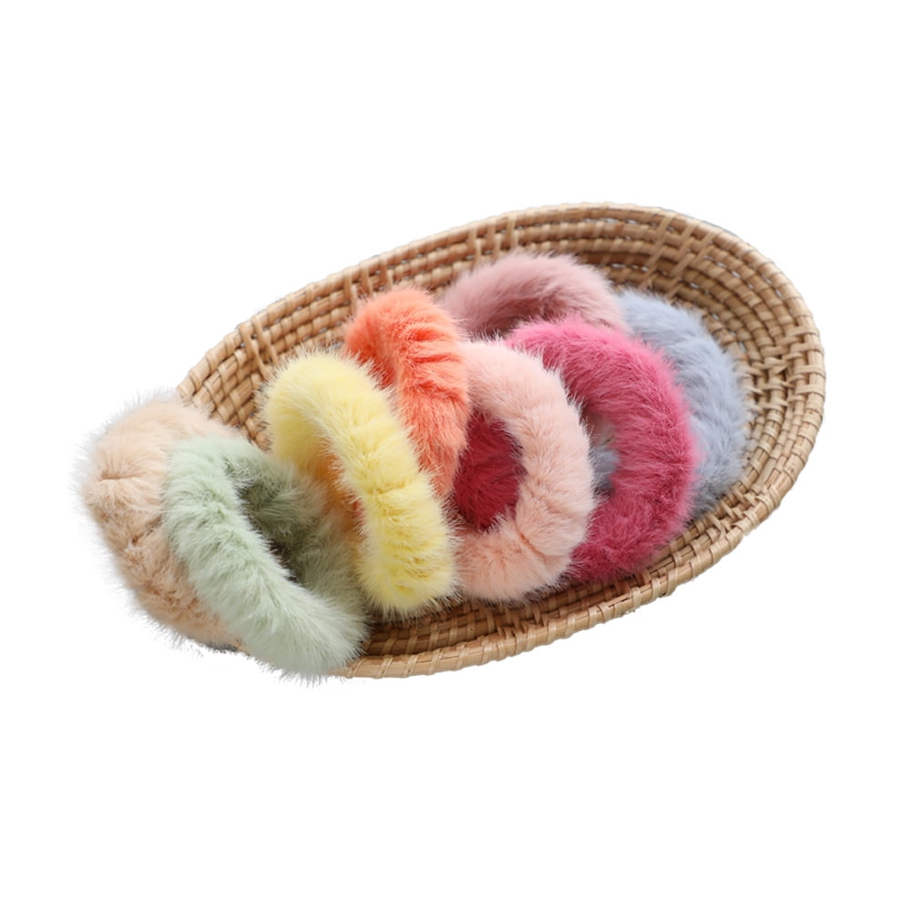 Girls Hair Fluffy Ties Accessories, for Toddlers and Big Girls (Fluffy ...