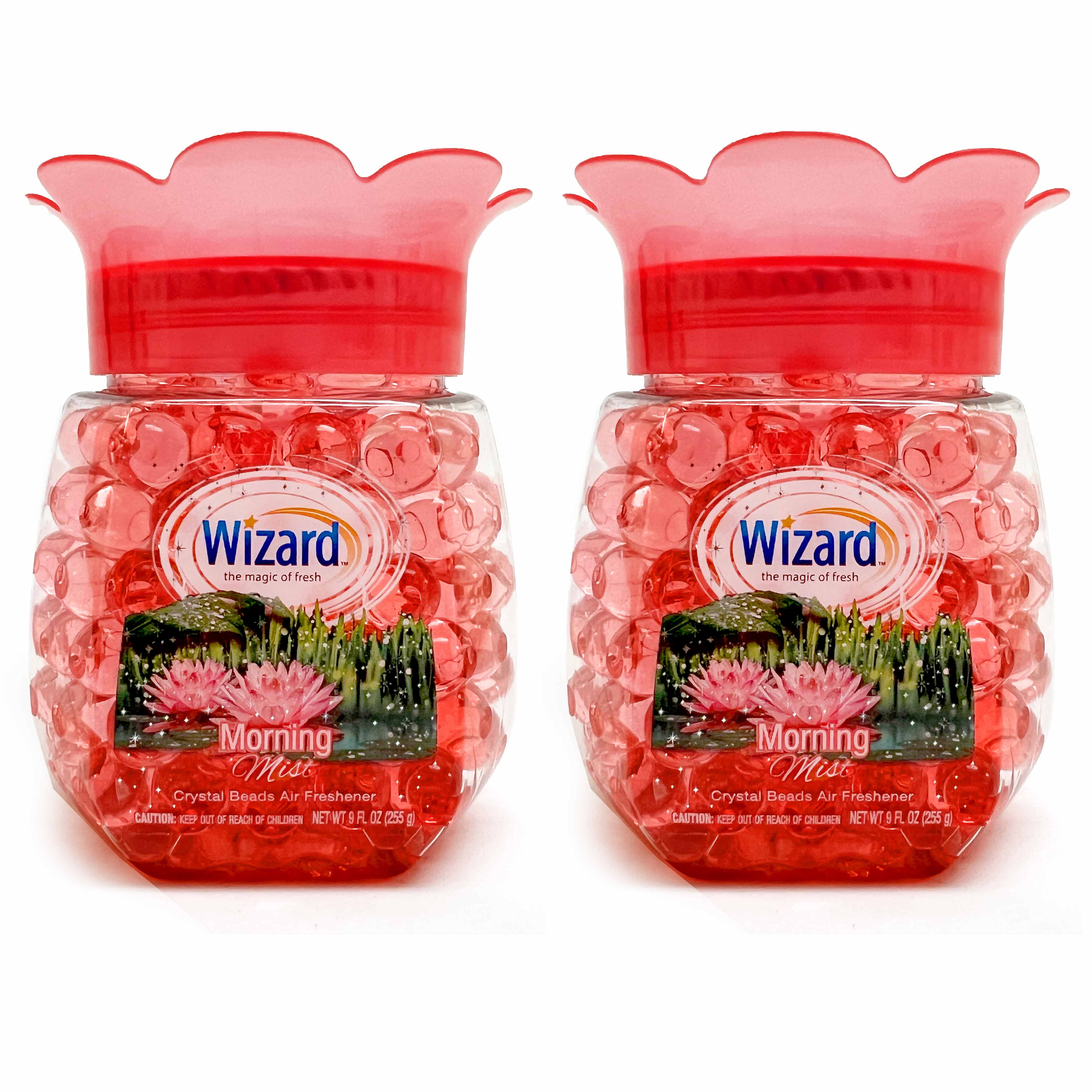 2 Wizard Morning Mist Scented Crystal Aroma Beads Air Freshener Odor ...