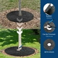 Ataujin 36 Inch Rubber Tree Mulch Ring, 2 Pack Reusable Rubber Tree ...