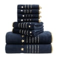 8Pcs Bath Towel Set, 2 Bath Sheets 27.5"×55.1", 2 Hand Towels 13.4"×29. ...