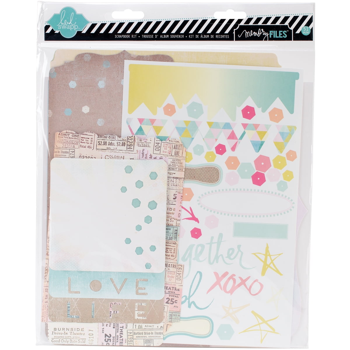 Dreamy Memory Files Kit, Fotostack Booklet, 4 Files and Stickers ...