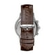 Emporio Armani Men's Classic Chronograph Cream Face Brown Leather Strap ...